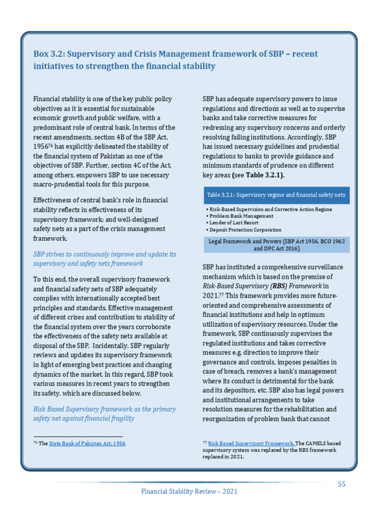 Crisis Management Framework | PDF | Banks | Lender Of Last Resort