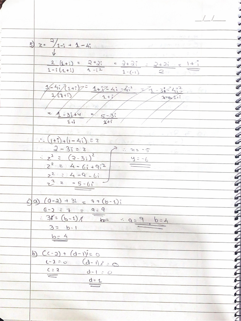 Complex No. HW 2 | PDF