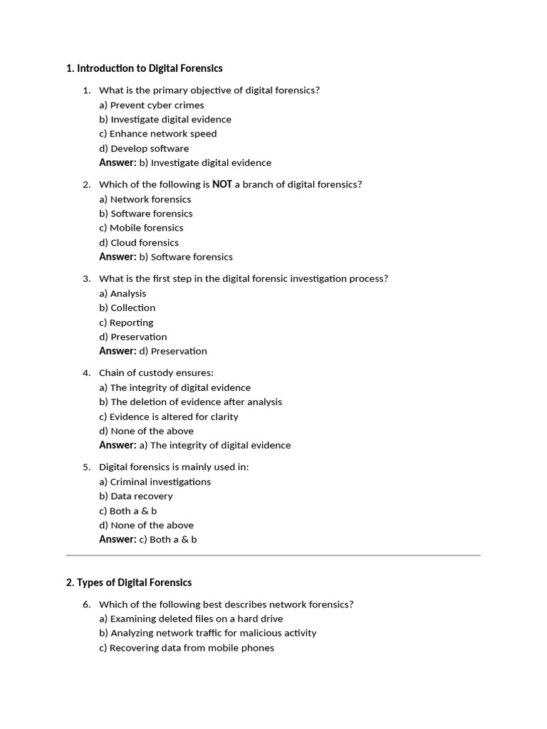 Digital Forensic | PDF | Digital Forensics | Computer Forensics