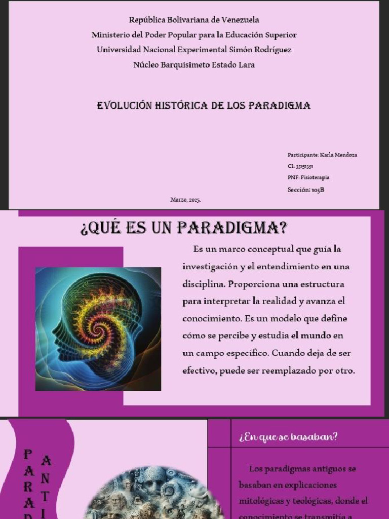 Evolución de Paradigmas en Salud | PDF | Paradigma | Experimentar