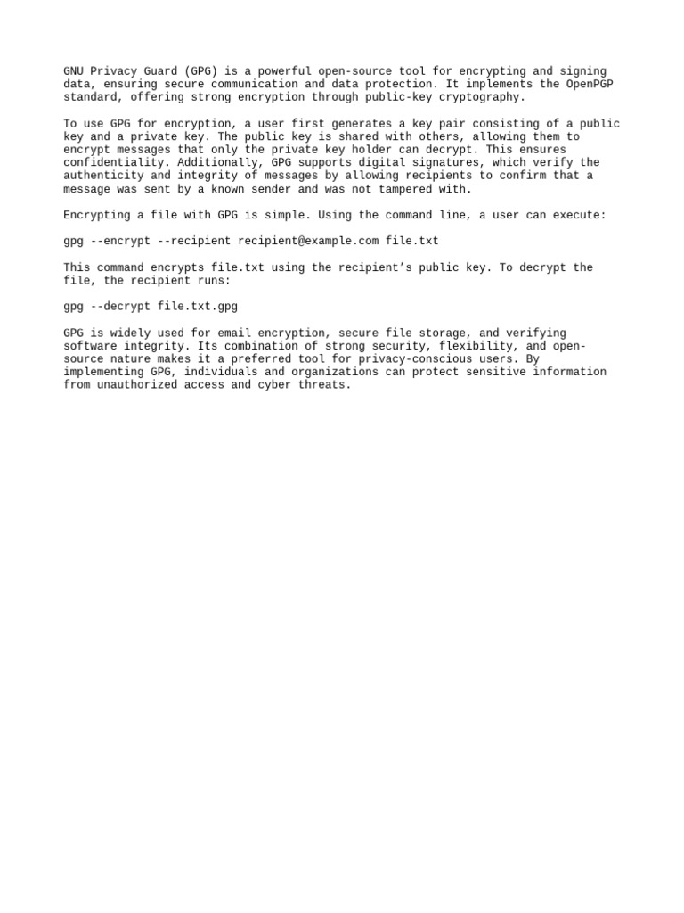 Gnupg | PDF