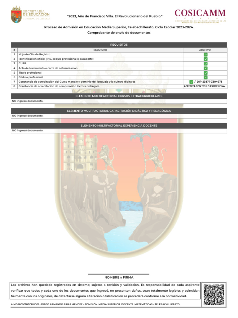 COMPROBANTE USICAM | PDF