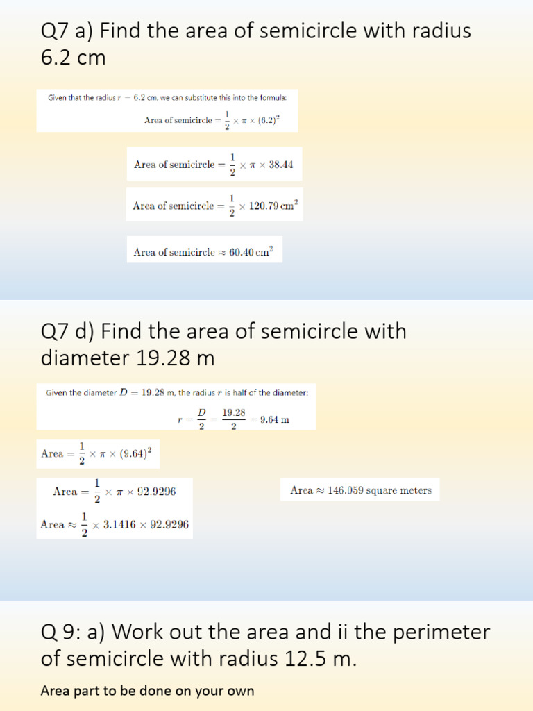 Area and Perimeter Grade 8 | PDF
