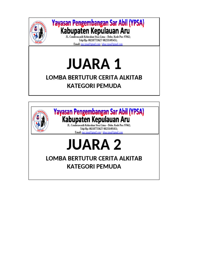 Cover Dobel Juara | PDF
