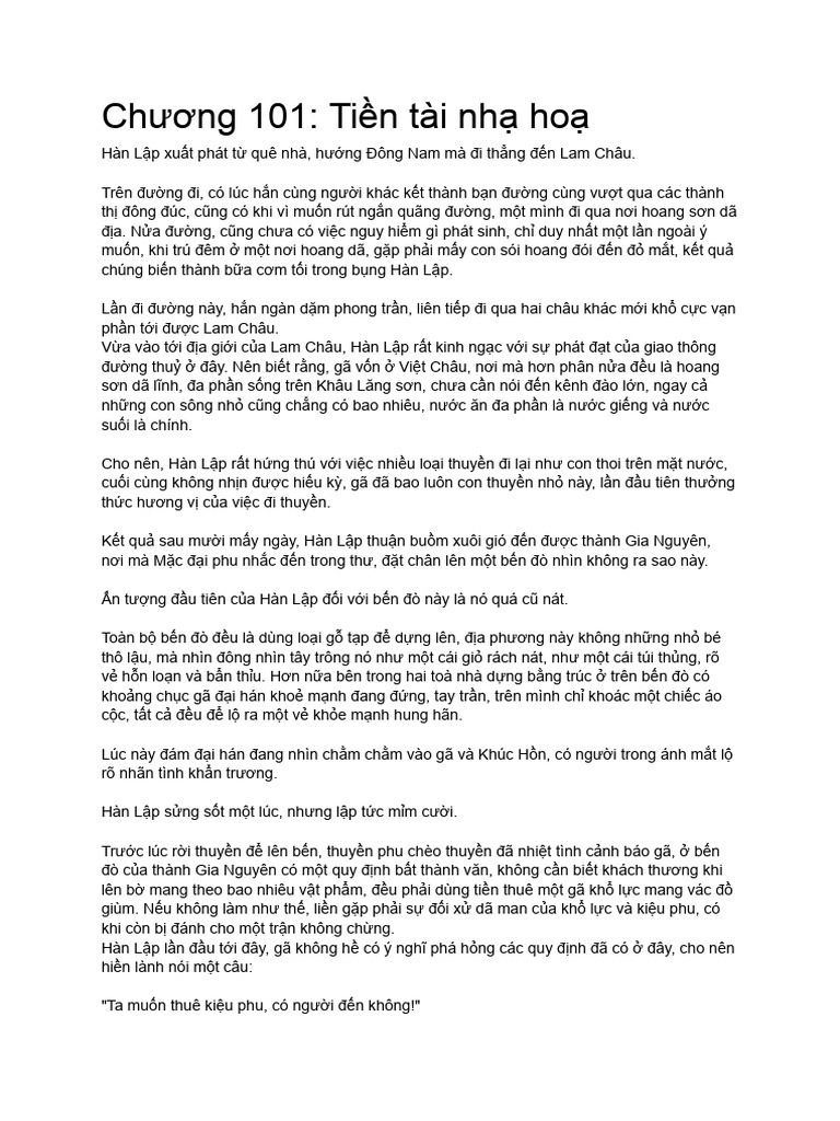 PNTT - Tập 21 (c101-c105) | PDF