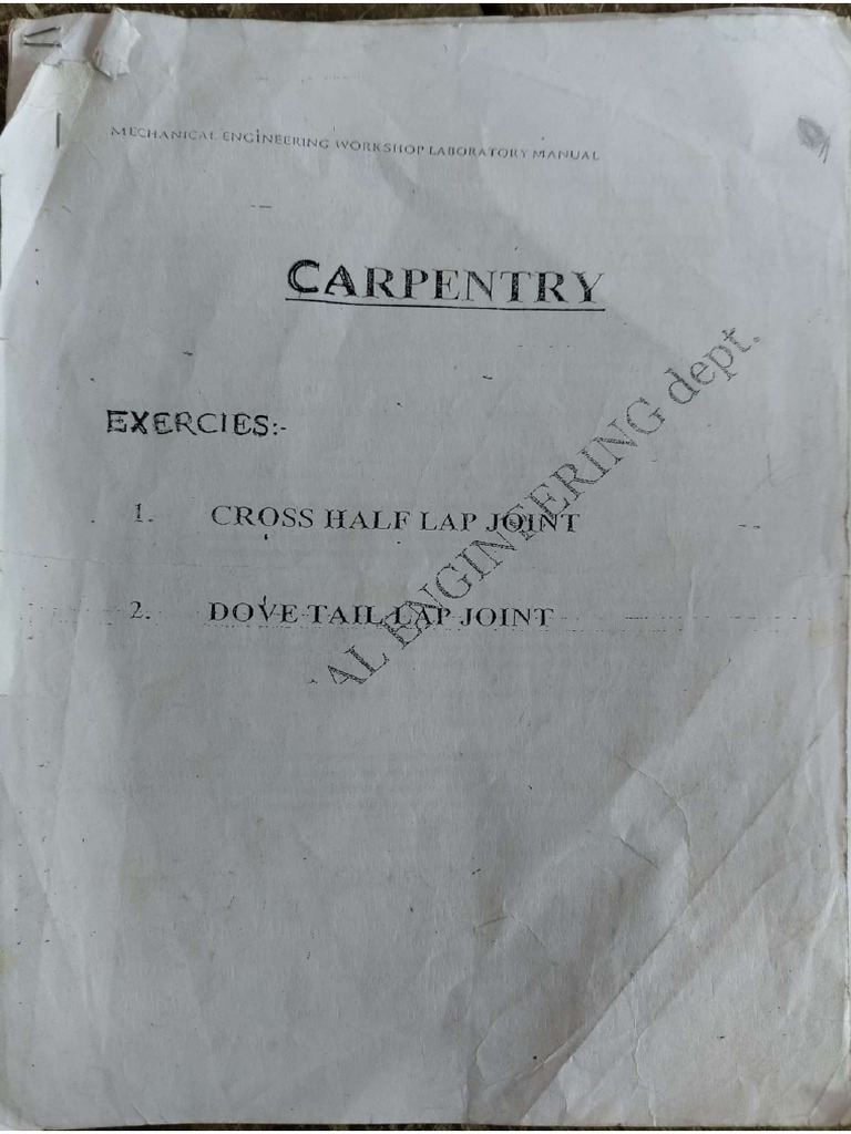 carpentry notes | PDF