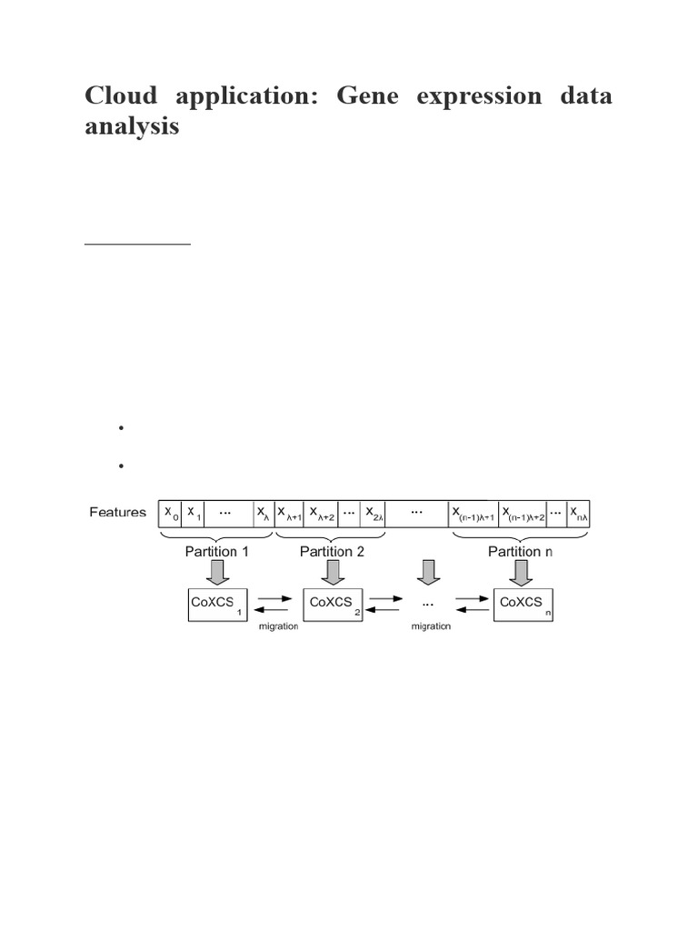 Cloud Application - Gene Expression Data Analysis | PDF