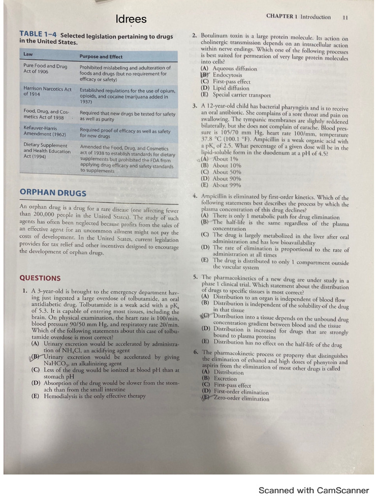Katzung Book MCQs | PDF