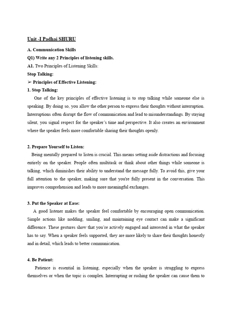 AECC Question Bank Answers | PDF | Nonverbal Communication | Communication