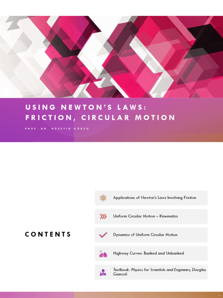 Newton's Laws: Friction & Circular Motion | PDF | Acceleration | Friction