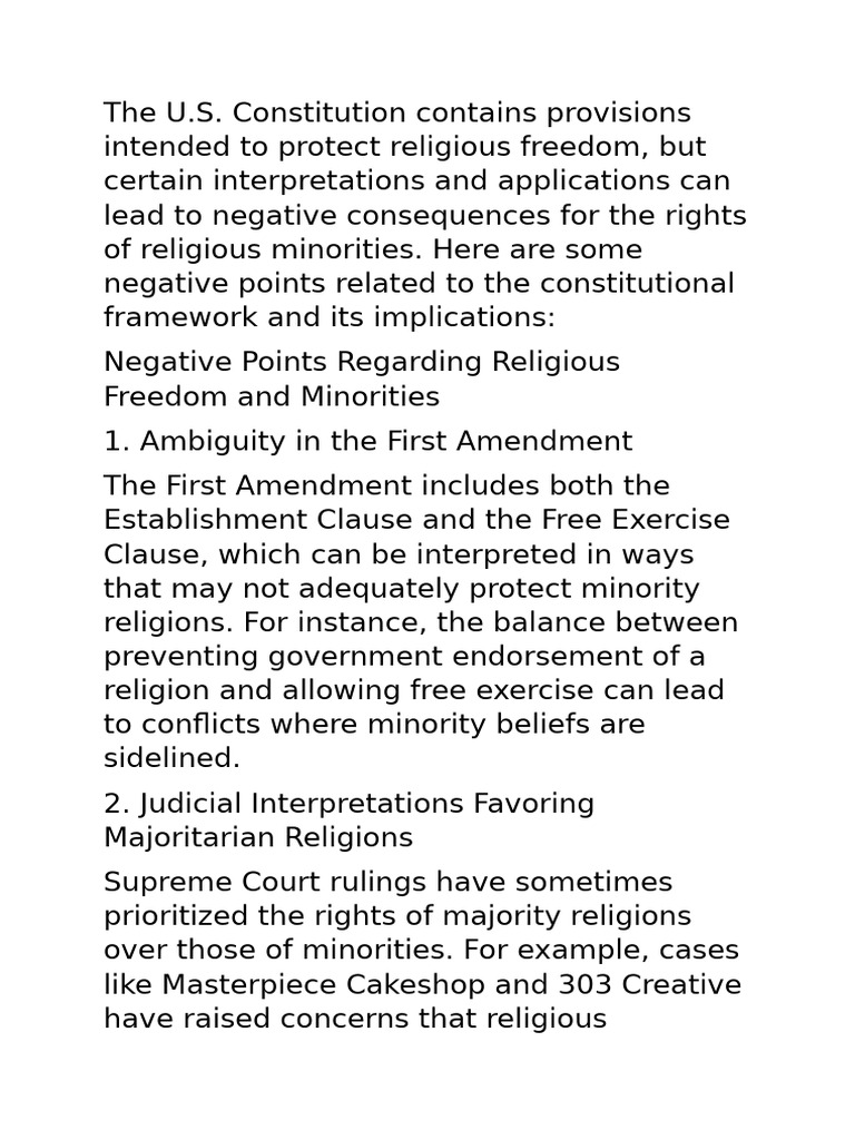 USA RESEARCH | PDF | First Amendment To The United States Constitution ...