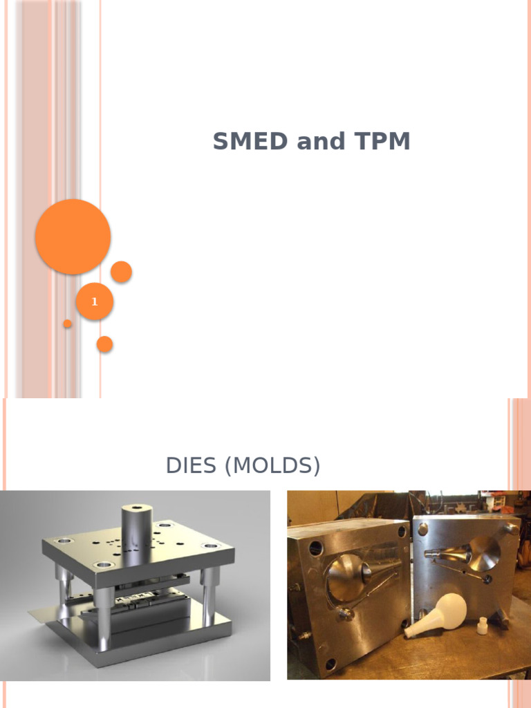 Week 6 Smed and Tpm (2) | PDF | Mechanical Engineering | Business Process