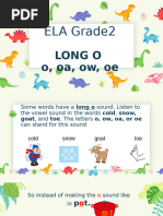 Long o Vowel Sound Word List | PDF