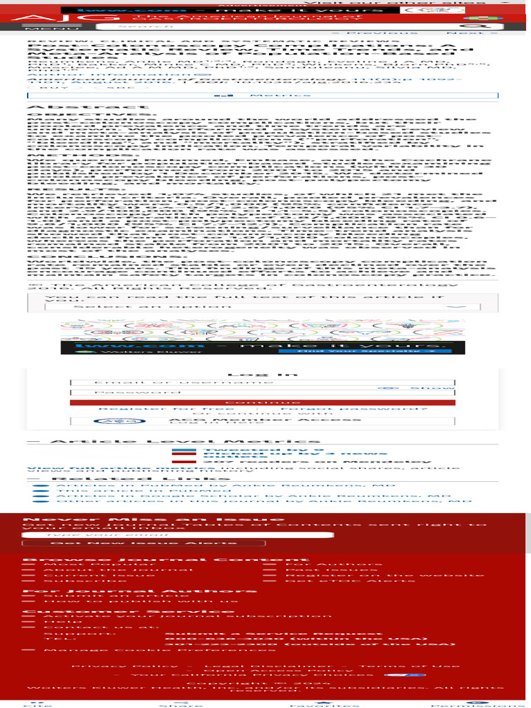 Post-Colonoscopy Complications Analysis | PDF | Systematic Review ...