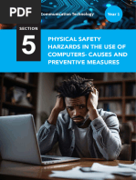 ICT Hazards Worksheet | PDF