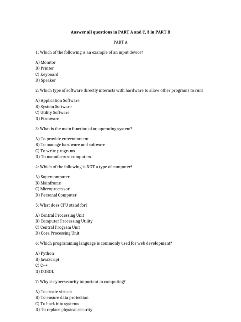 Computer Basics and Software Insights | PDF | Computing | Operating System