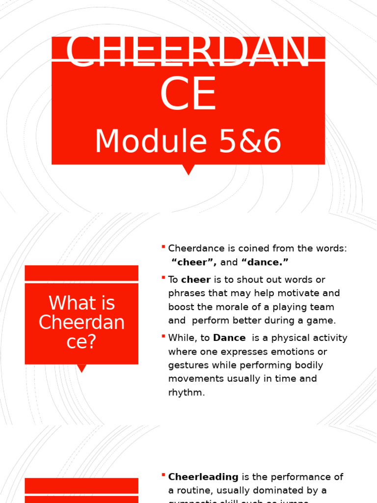 Understanding Cheerdance and Cheerleading | PDF