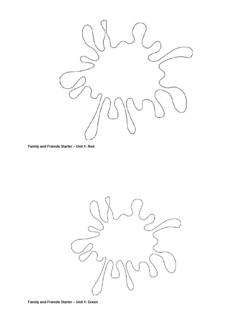 Flashcards Family and Friends Starter | PDF