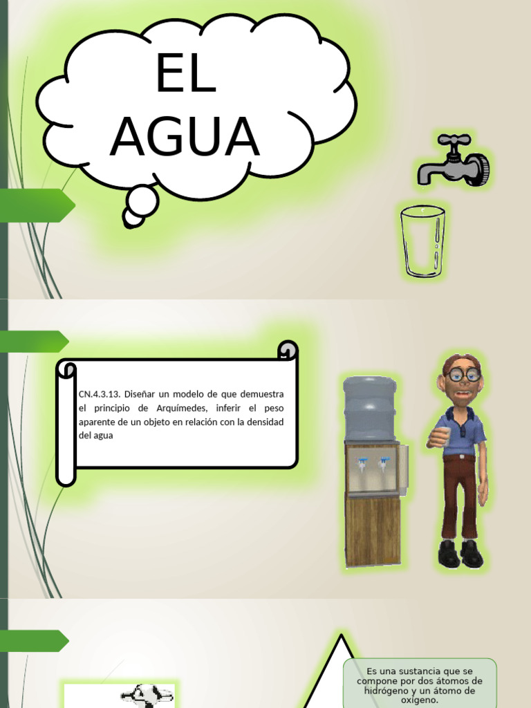 Agua - CCNN | PDF | Densidad | Litro