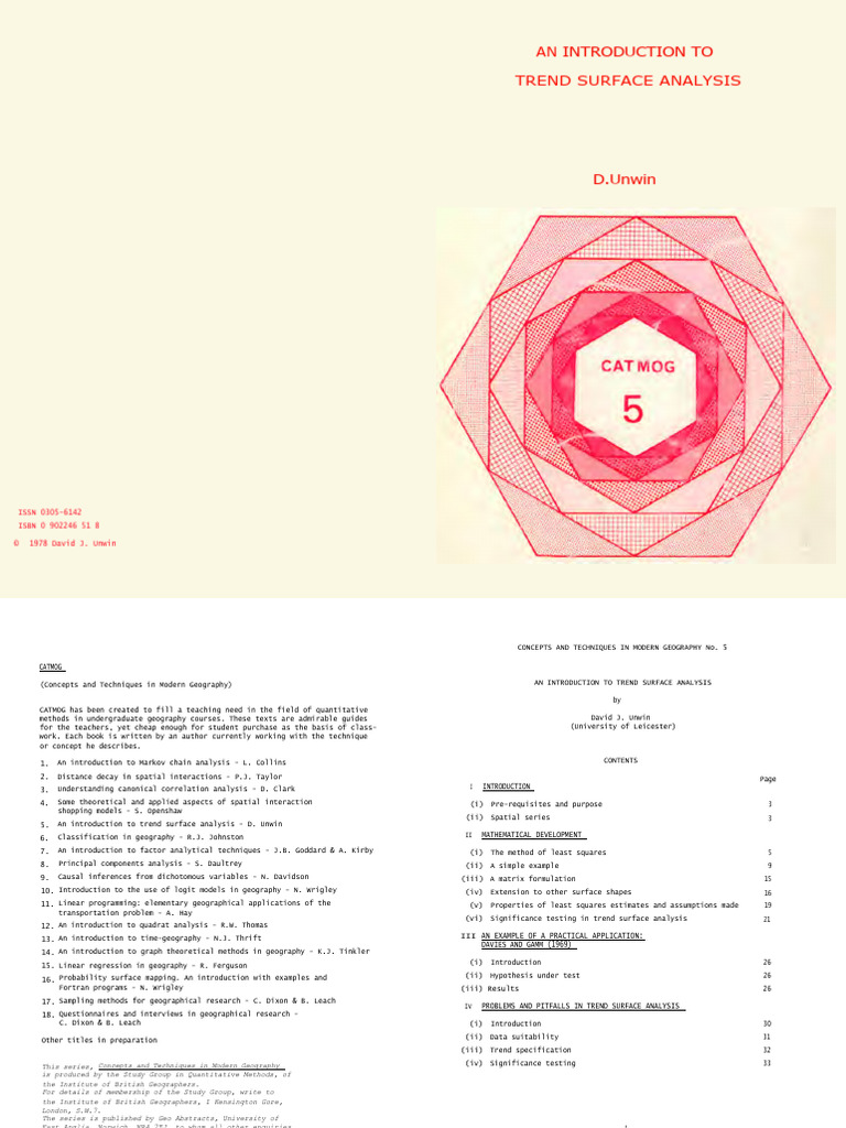 5 Trend Surface Analysis | PDF | Matrix (Mathematics) | Ordinary Least Squares
