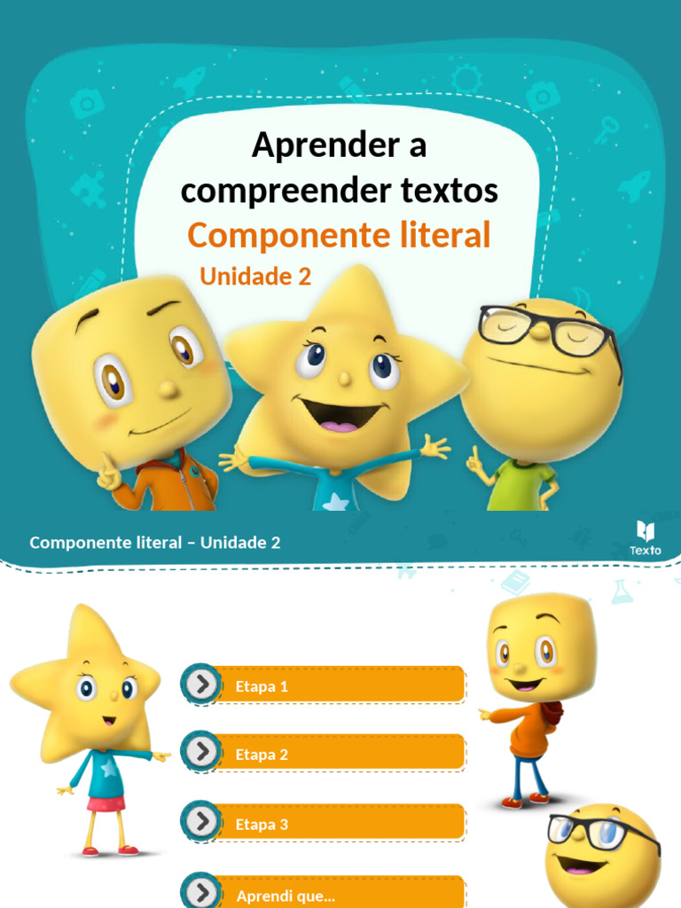 Aprendo A Compreender Textos - Componente Literal | PDF