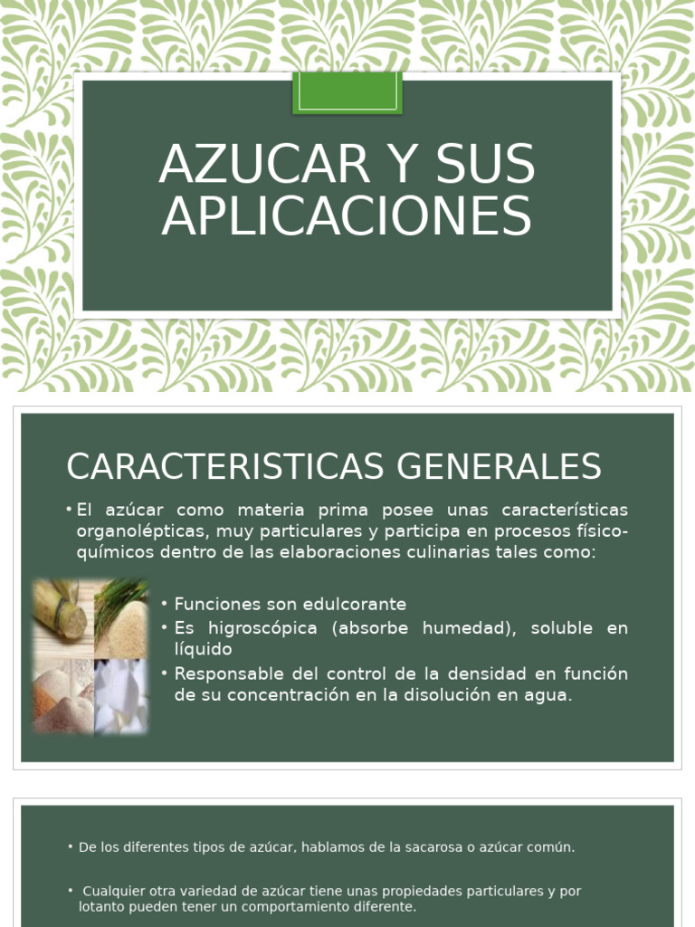 Aplicaciones del Azúcar en Culinaria | PDF | Merengue | Caramelo