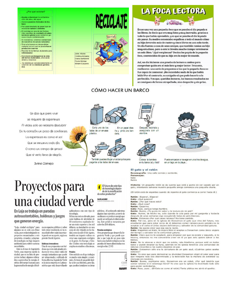 Textos 6to. Seño Silvia | PDF