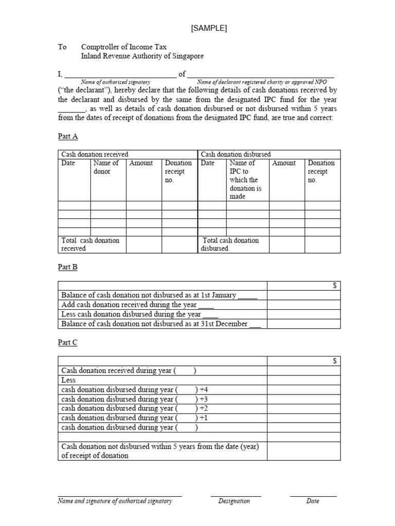 Microsoft Word Declaration Format | PDF