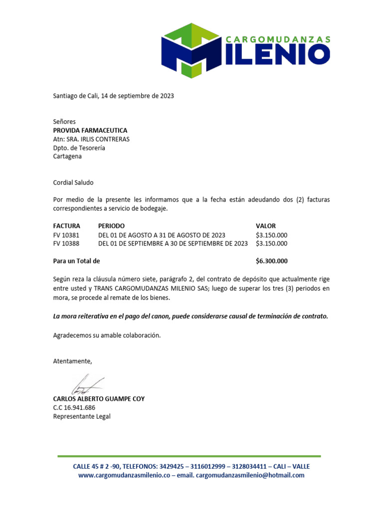 Carta Provida 1 | PDF