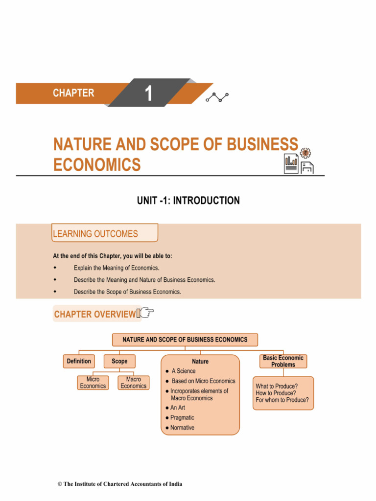 Chapter 1 Nature & Scope of Business Economics | PDF