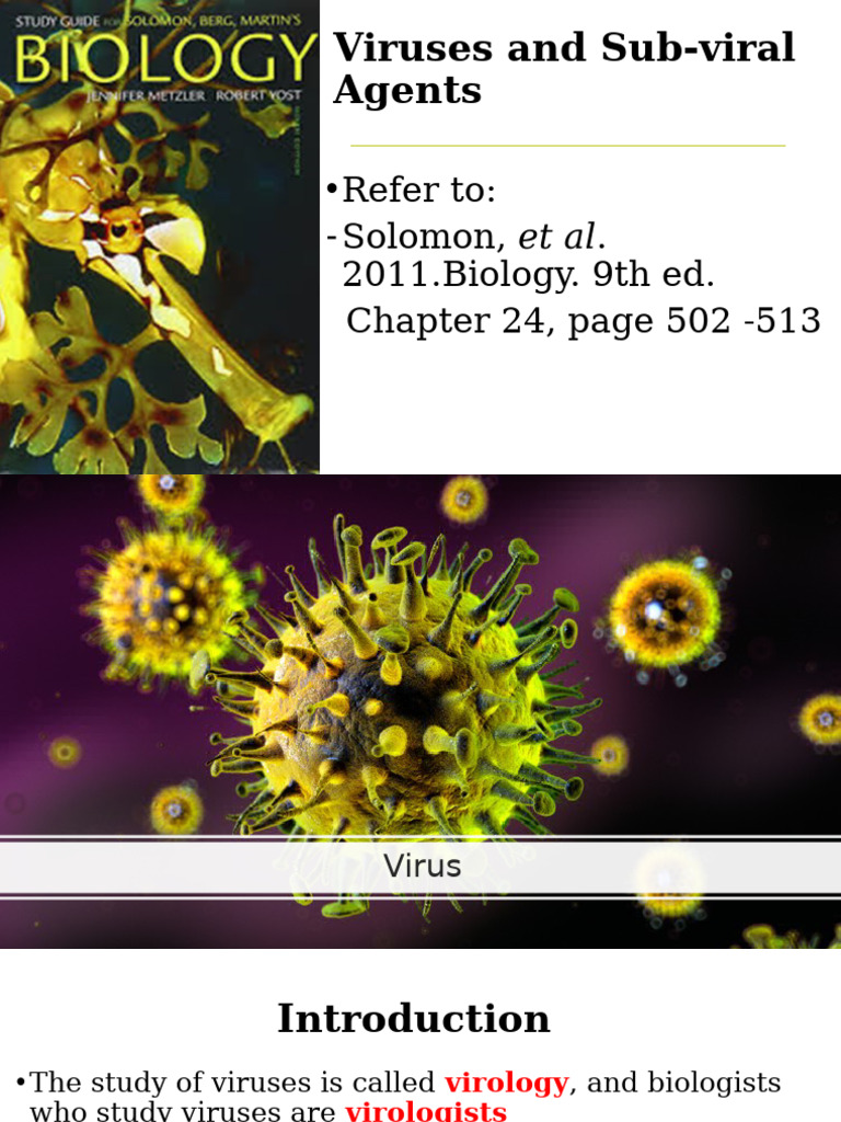 Unit 4 Viruses and Subviral Agents | PDF | Virus | Virology