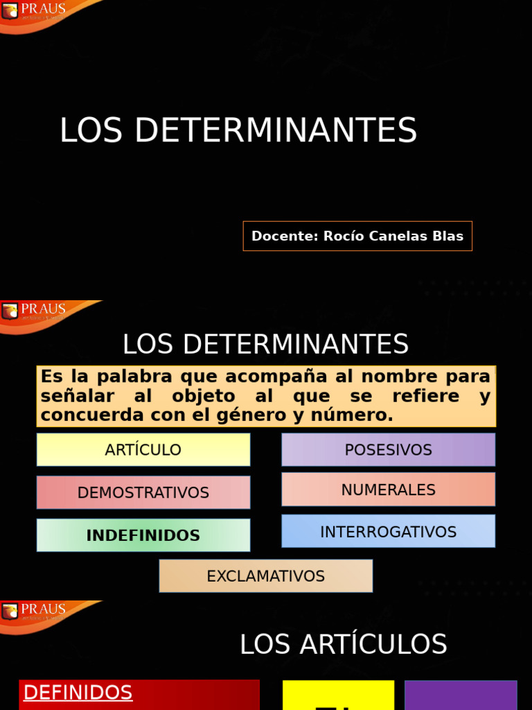 Los Determinantes | PDF