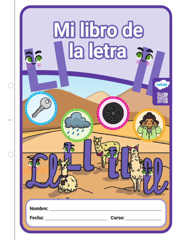 CL L 1724442890 Cuadernillo Mi Libro de La Letra LL Ver 2 | PDF