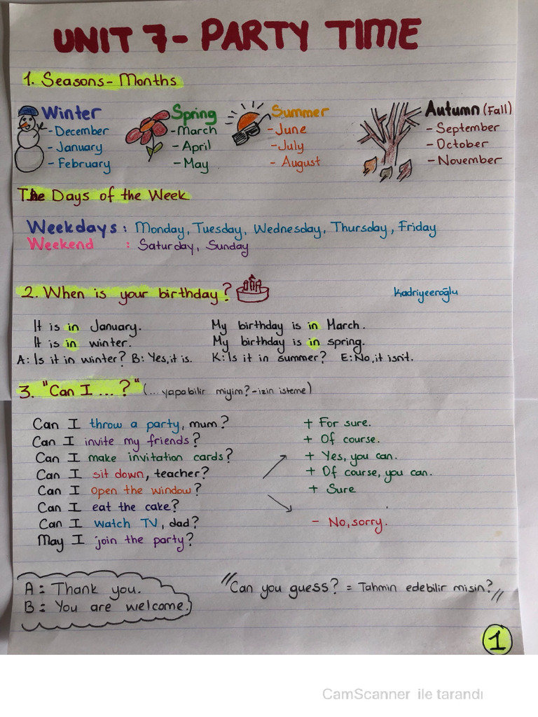 Kadriyeeroglu 5.7. PARTY TIME | PDF