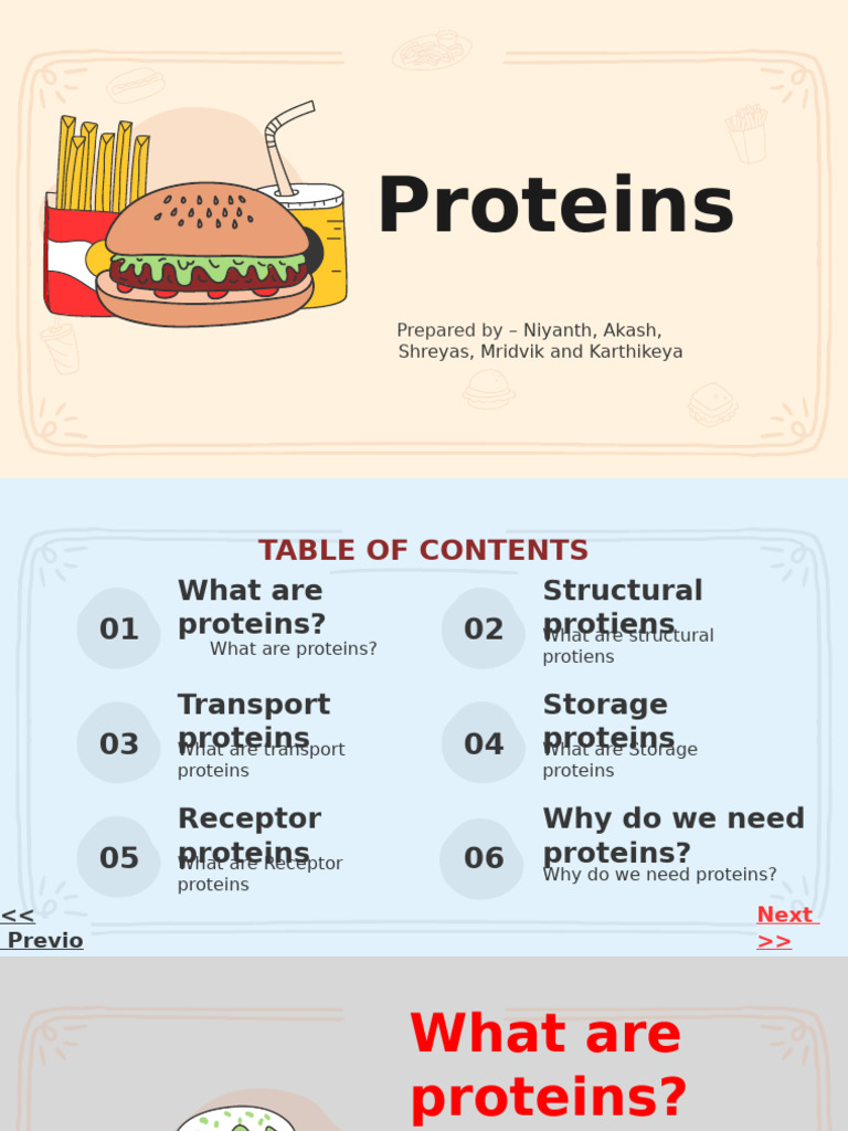 Science Proteins PPT | PDF | Proteins | Cell Signaling