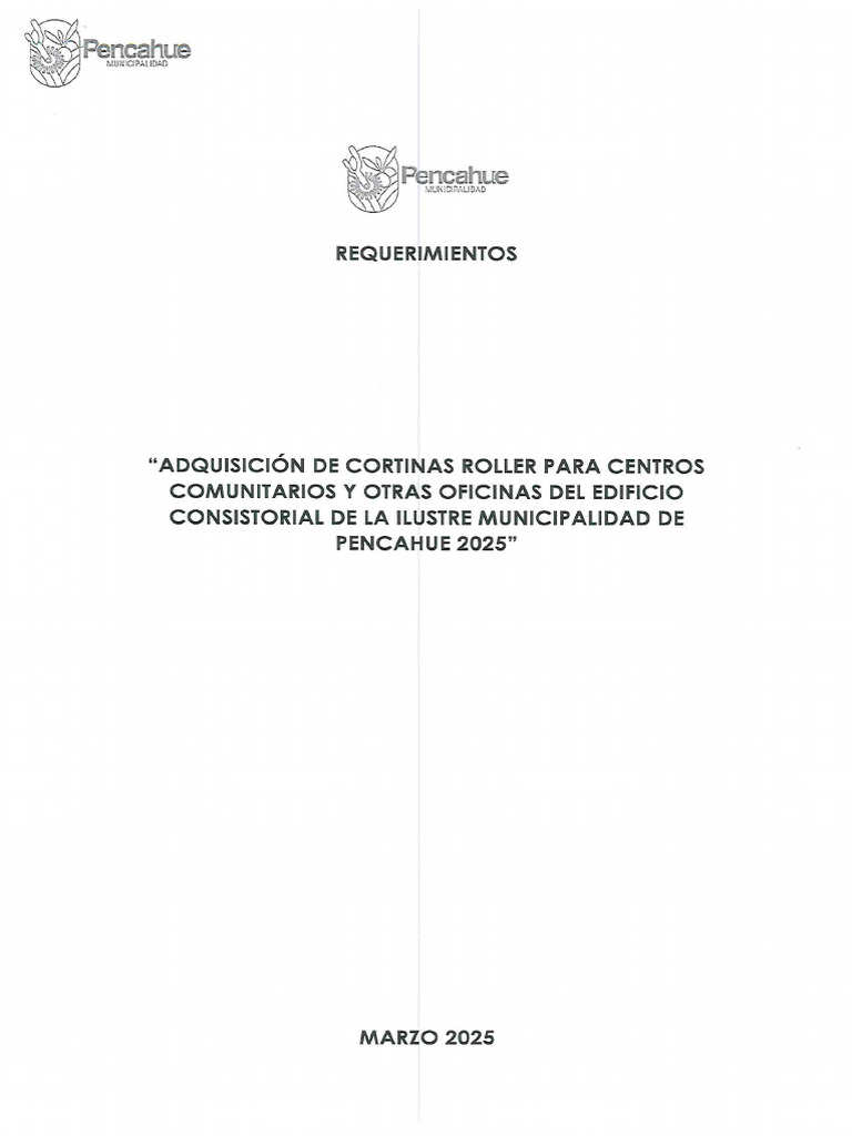 REQUERIMIENTOS | PDF