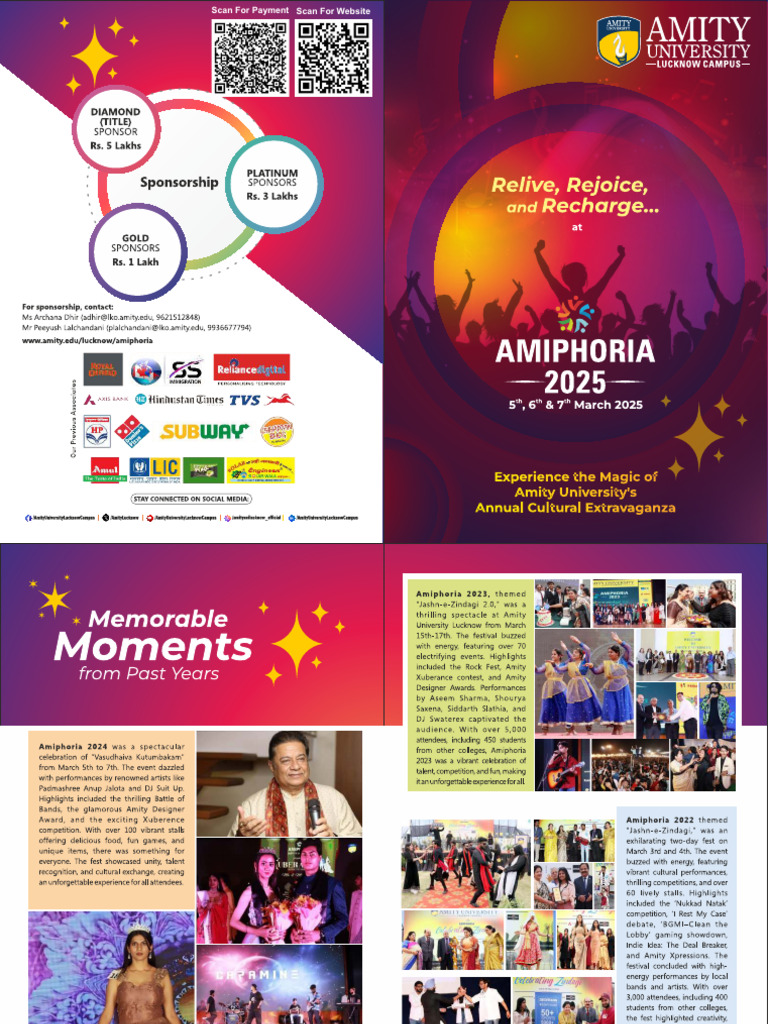 Sponsorship Brochoure With QR | PDF