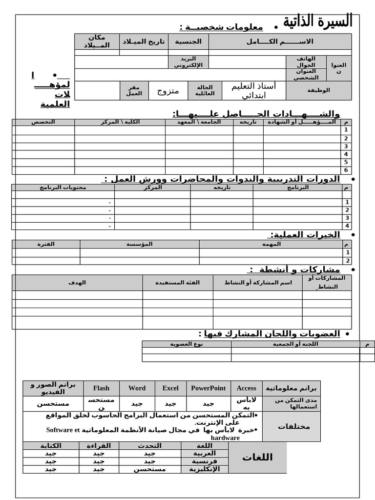 Model CV | PDF