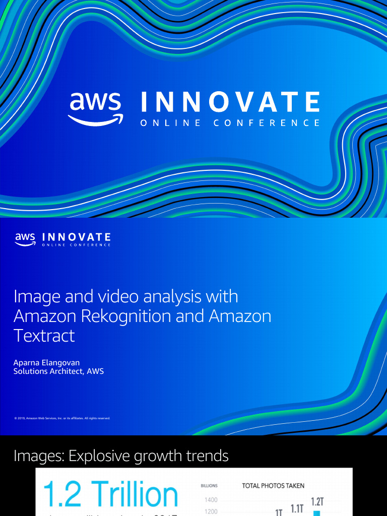 Image and Video Analysis With Amazon Rekognition and Amazon Textract - Aparna Elangovan | PDF ...