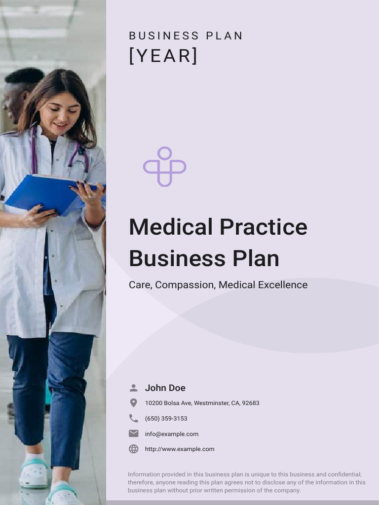 Medical Practice Business Plan Overview | PDF | Medicine | Marketing ...