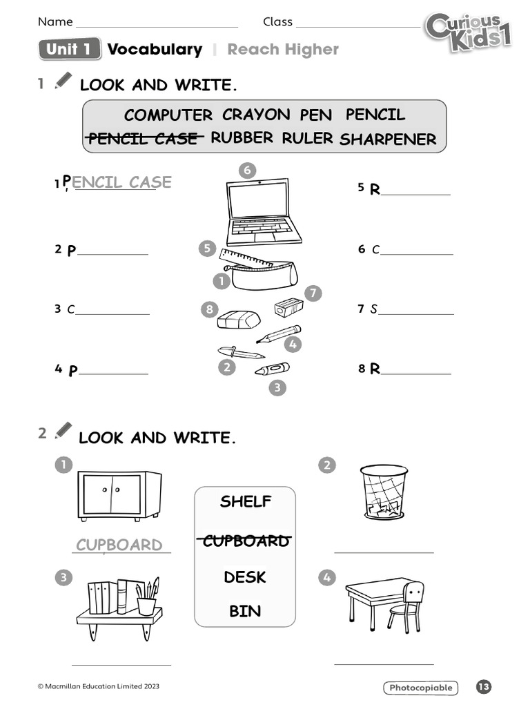 CK1 - SFE - Vocabulary - Unit 1 Pag. 3 | PDF