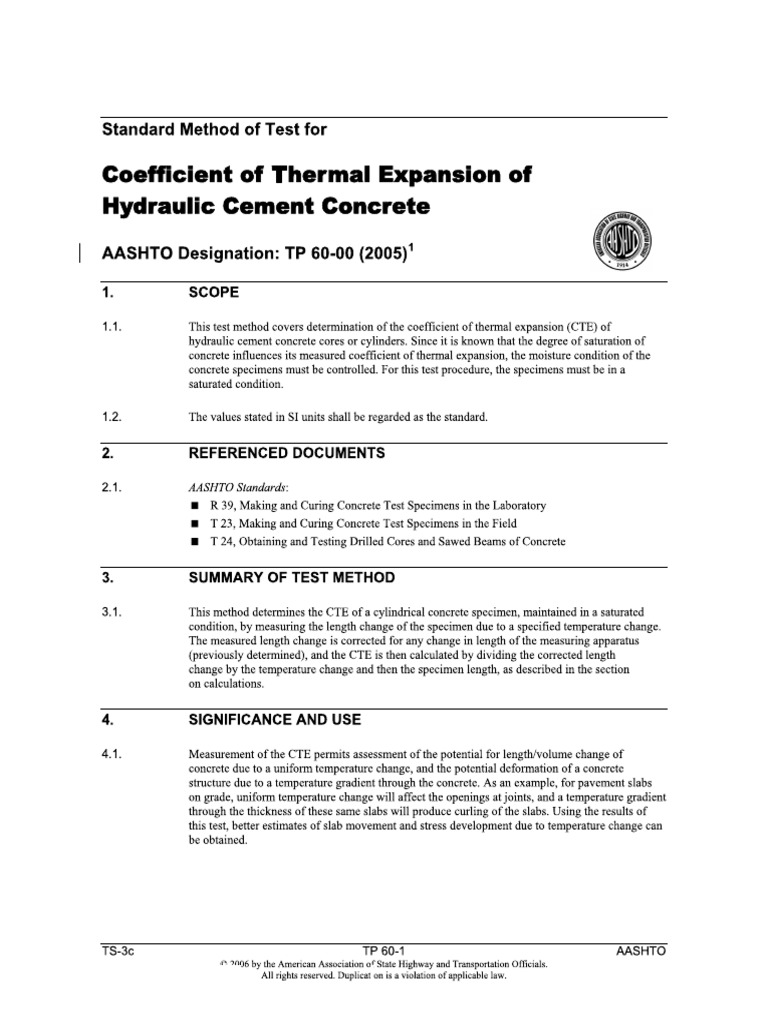 AASHTO TP-60-00(2005) | PDF