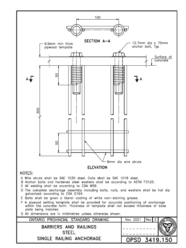 OPSD 3419.150 - Rev 2 - Nov 2021 | PDF