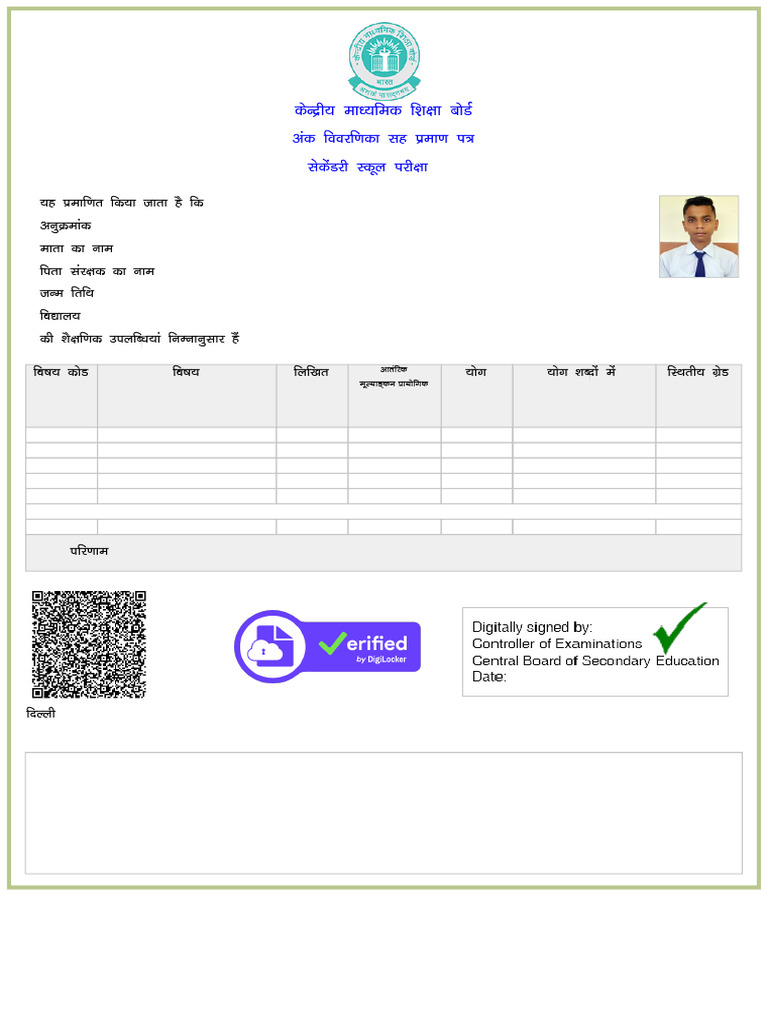 In Gov cbse-SSCER-231338032024 | PDF | Student Assessment And ...