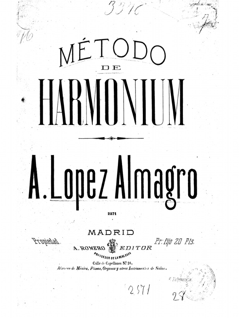 Método de Harmônio - Almagro | PDF