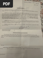 Peace Bond Complaint | PDF | Affidavit | Probable Cause