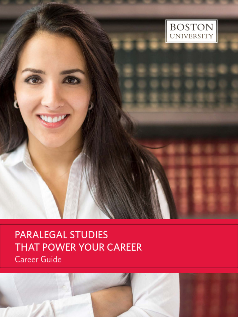 Bu Paralegal Career Guide | PDF | Paralegal | Lawyer