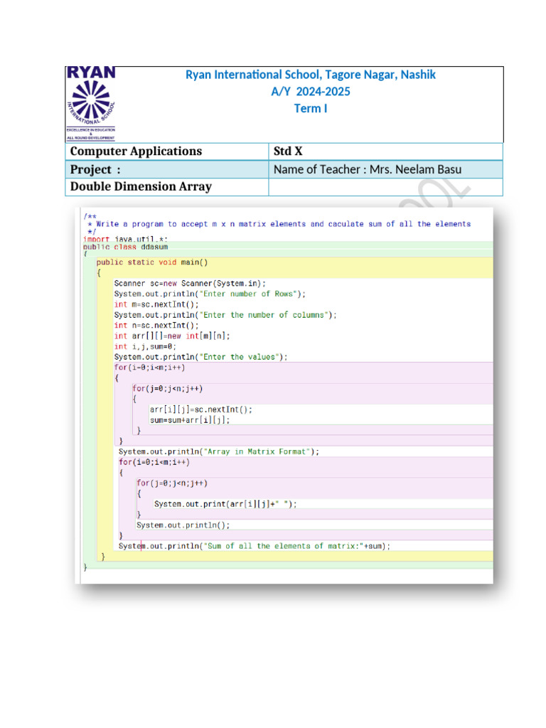 17 - 2d Arrays - Ic1105394 | PDF