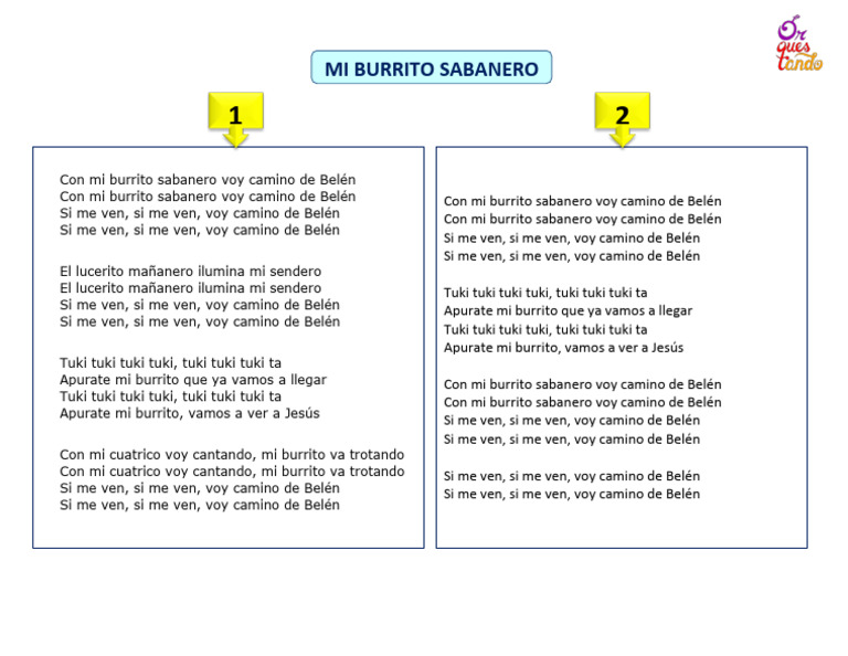 Burrito Sabanero: Camino a Belén | PDF