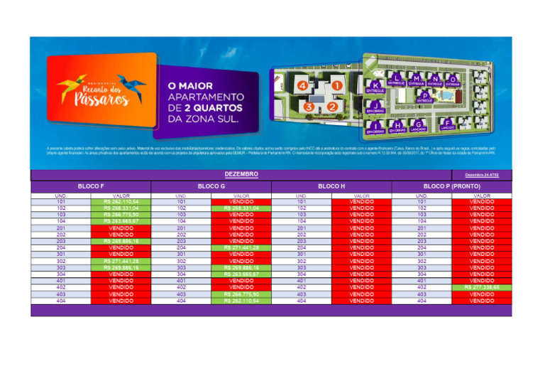 Tabela Recanto - Dez.24-AT02 | PDF